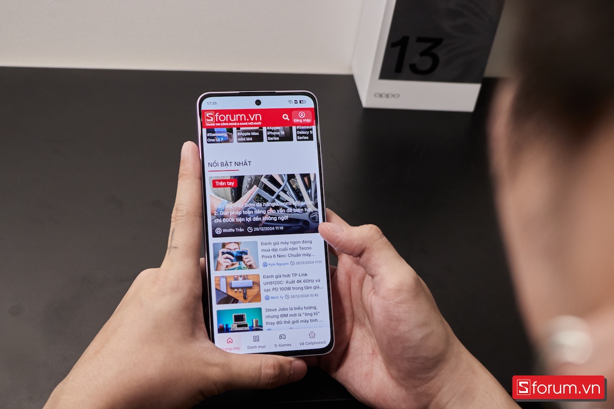 So sánh Reno13 F và Galaxy A35 và Redmi Note 13 Pro 5G